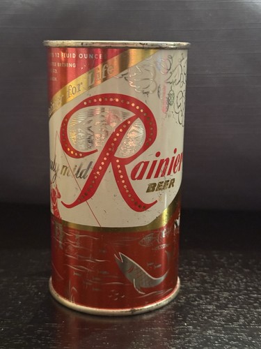 Old Original Rainier Flat Top Beer Can | eBay