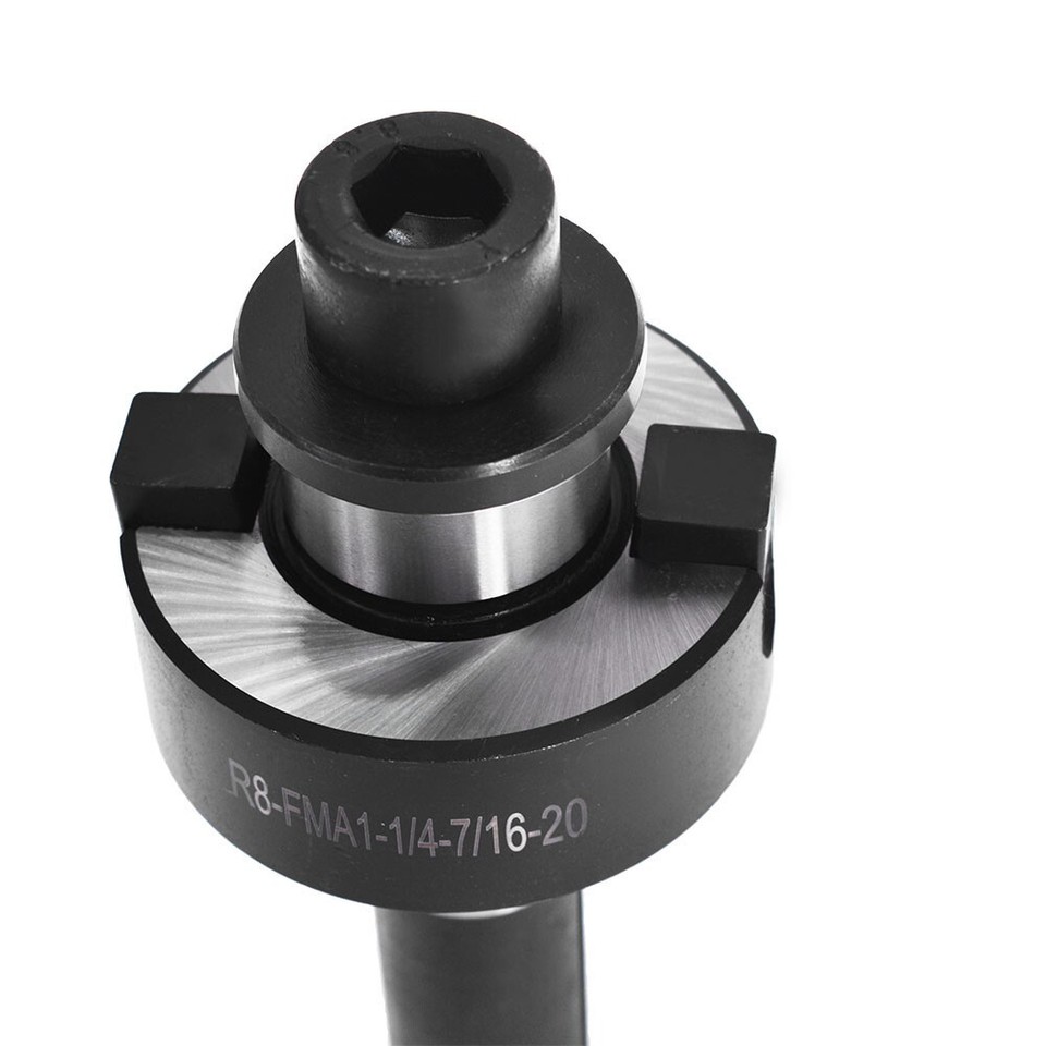 R8 Shank Shell Milling Arbor Adapter Holder For Bridgeport Machine 1-1/ ...
