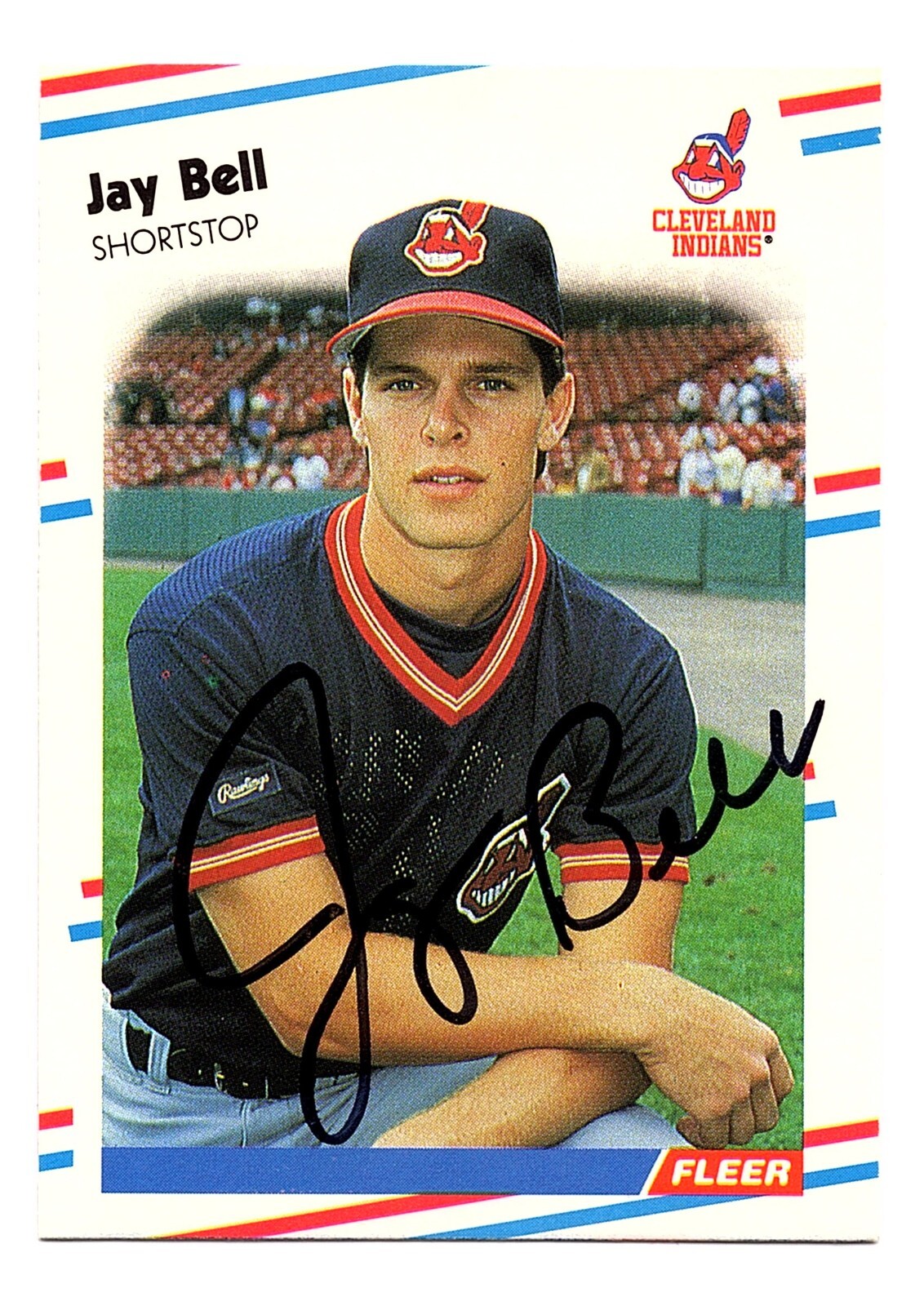 Jay Bell Autograph On A 1988 Fleer - Cleveland Guardians | eBay