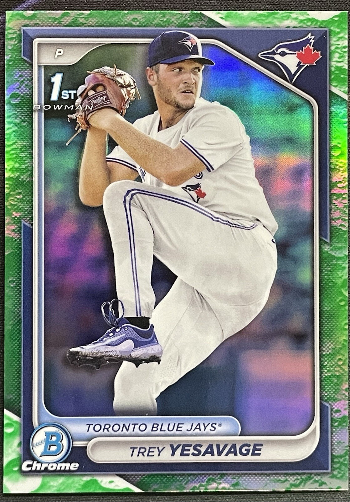 2024 Trey Yesavage Bowman Draft Chrome Lunar Glow Refractor | eBay