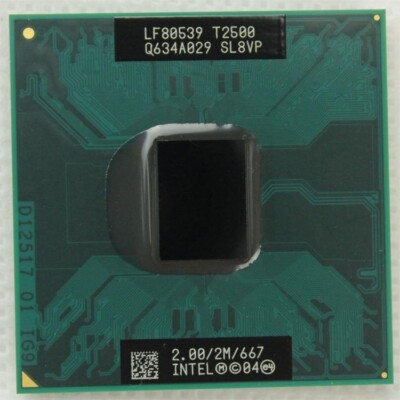 Intel Celeron Dual-Core T2500 2.0GHz 2MB 667 CPU Processor SL8VP TESTED ...