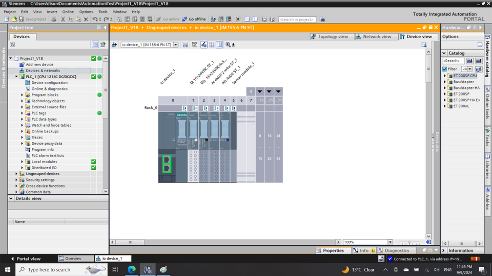 SIEMENS S7-1200 PLC Training Kit 6ES7 214-1AG40-0XB0 Profinet Motion ...