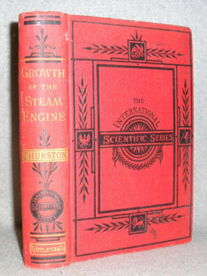 Antique Decorative Science Book Steam Engines History Trains Railroad ...