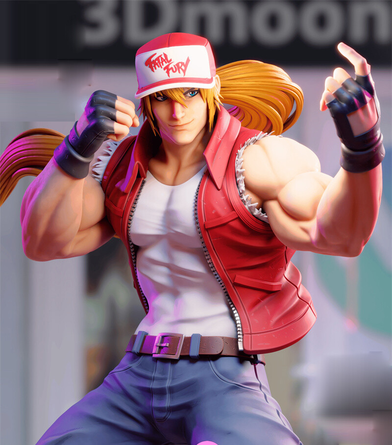 1/86 31cm Terry Bogard 3D Print Garage Kit Figure Model Kit Unpainted ...