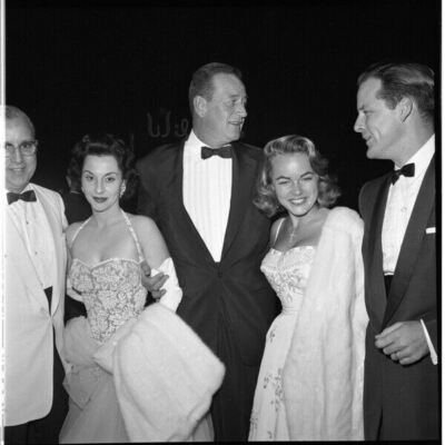 John Wayne Pilar Terry Moore Rare 1950's Candid original 2.25 x 2.25 ...