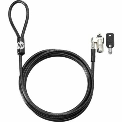 HP Keyed Cable Lock - Security cable lock, 6', 10mm, For Zbook 15u G2 ...