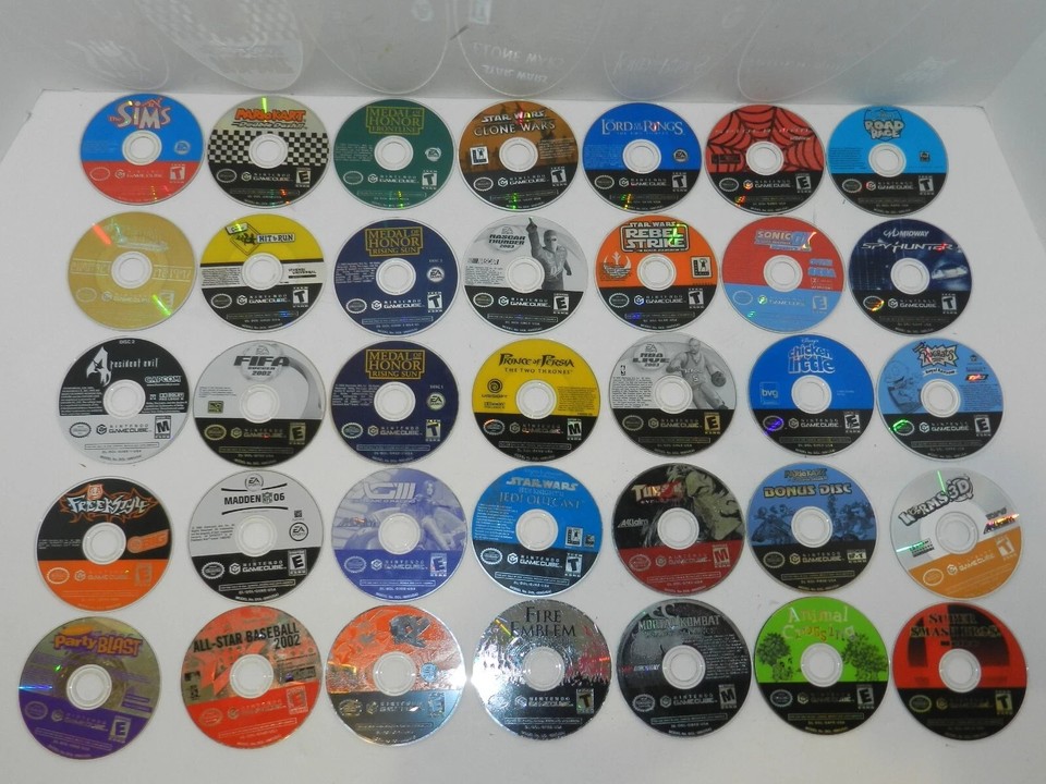 Nintendo Gamecube Games Discs Working Clean Authentic CHOOSE Letters #A ...