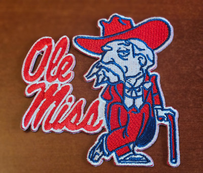 Ole Miss Rebels 3” Iron On High Quality Embroidered Patch FREE Shipping ...