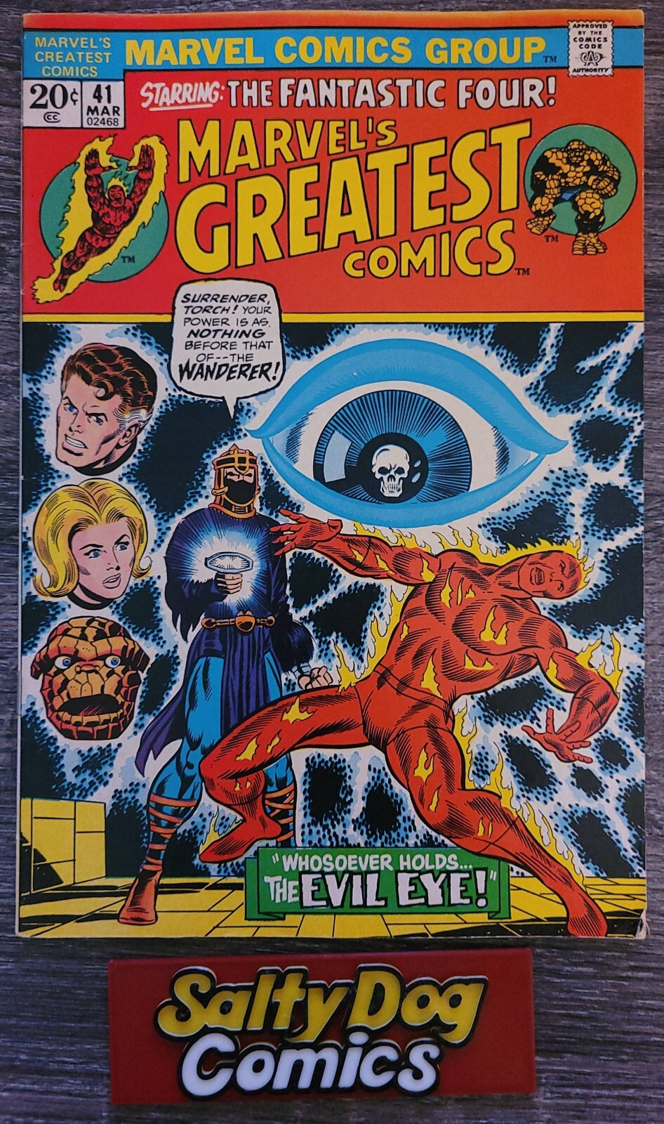Marvel's Greatest Comics # 41 - 1973 - Fantastic Four - Evil Eye ...