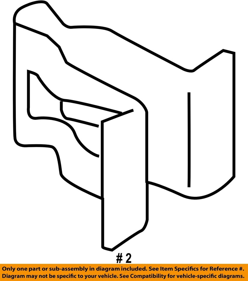 FORD OEM 92-23 Aviator Cab Interior Trim-WS Pillar Trim Clip ...