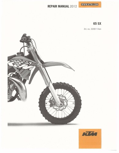 KTM Service Workshop Shop Repair Manual Book 2012 65 SX | eBay