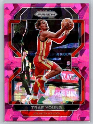 2021-22 Panini Prizm Trae Young Pink Ice #26 Atlanta Hawks | eBay