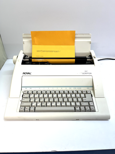 Royal Scripton AX-150 Electronic Typewriter Works Good S7912 | eBay