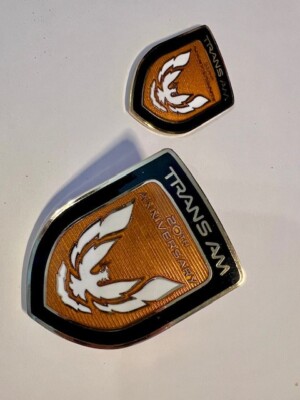 1989 Turbo Trans Am Sail Panel / B Pillar Emblem | eBay