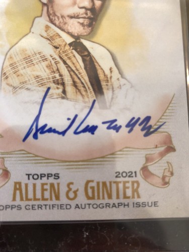 Daniel Kim 2021 Topps Allen & Ginter Auto Autograph KBO Analyst FSA-DK ...