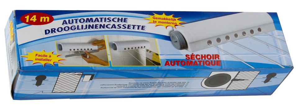 14m Automatic Washing Line Clothes Laundry Hanging Drying Rack ...