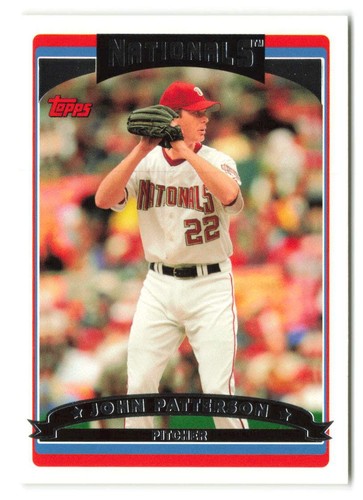 2006 Topps John Patterson #507 Washington Nationals BASEBALL Card | eBay