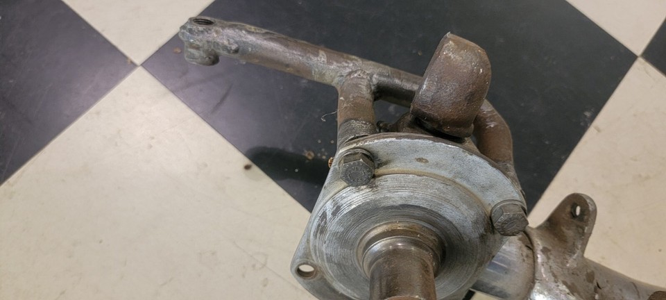 Vintage Chrome Tube Axle Spring Spindles Front end Rare Midget Sprint ...