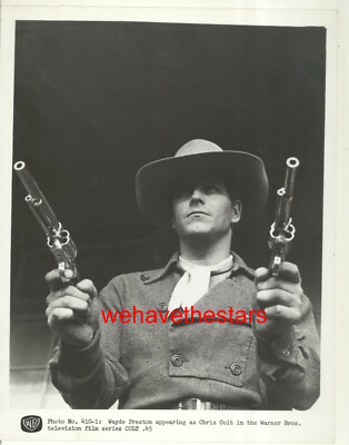 VINTAGE Wayde Preston QUITE HANDSOME '50s COLT .45 TV Publicity ...