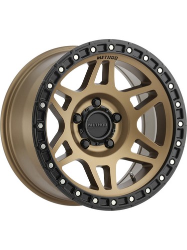 Method MR312 17x8.5 0mm Offset 5x150 110.5mm CB Method Bronze/Bl ...