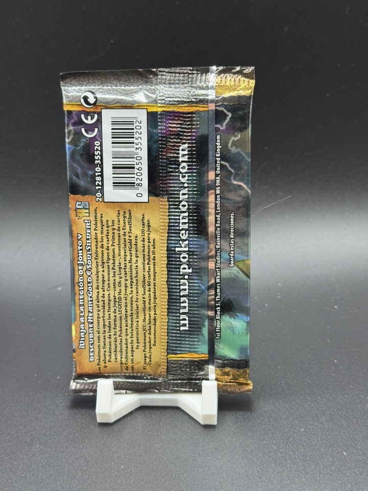 Vintage Pokémon Spanish Heart Gold Soul Silver HGSS Booster Pack ...