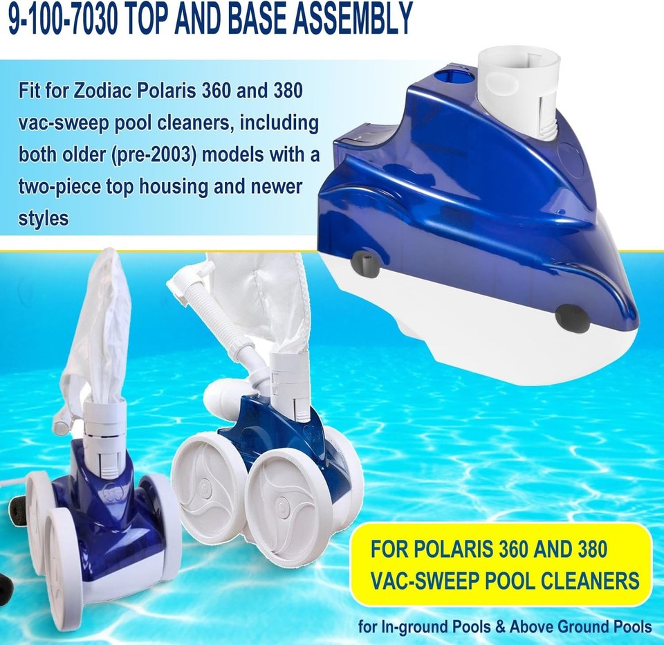 9-100-7030 Top & Base Assembly for Zodiac Polaris Vac-Sweep 380/360 ...
