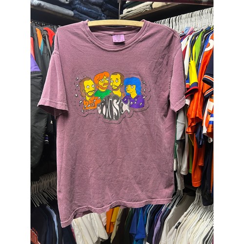 Phish X The Simpsons 2000s Cartoon Tour T-Shirt | Sz Medium | Y2k Jam ...
