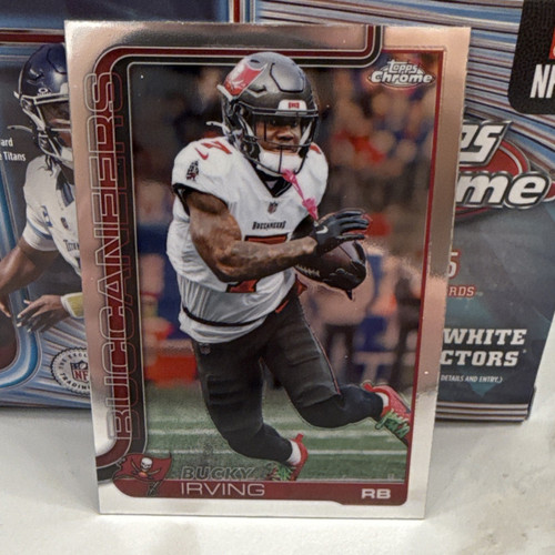 Topps Chrome 2025 Bucky Irving #285 Tampa Bay Buccaneers Football Card ...