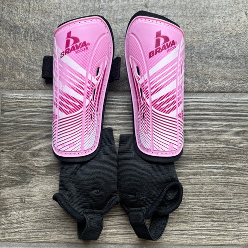 Girls Shin Guards - Size XXS - Pink and Black - Brava - Excellent ...