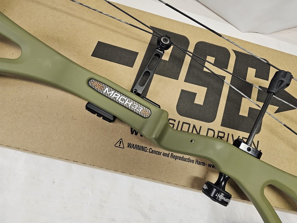 PSE Mach 33 FDS 60 - 70lbs/25.5" - 31"/Green Olive | eBay