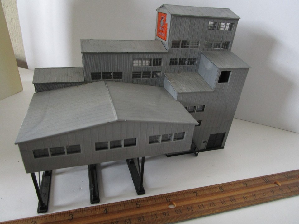 Vintage Built N Scale Industrial Coaling Station Building For Train ...