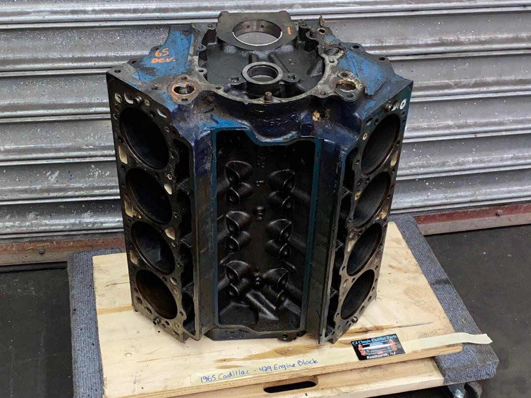 OEM 1965 65 CADILLAC 429 ENGINE BLOCK - STANDARD BORE - (BARE BLOCK) | eBay
