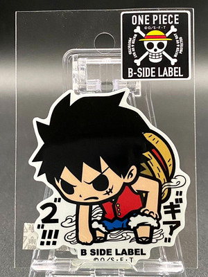 One Piece x B-Side Label Sticker Luffy Gear 2 Waterf & UV protection ...