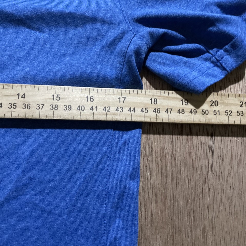 NIKE Running DRI-FIT Shirt Blue Small | eBay