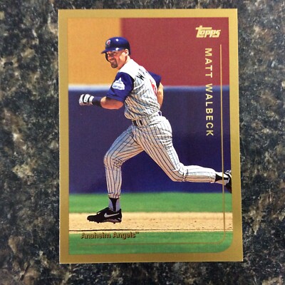 1999 Topps #136 Matt Walbeck Angels | eBay