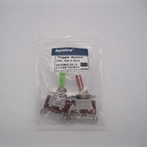 /2Pcs Heavy Duty Rocker Toggle Switch 16A 250V SPST 2 Position 2 Pin ON ...