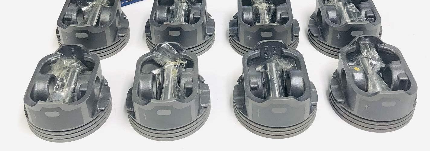 MORESA Dished Pistons Set/8 for 1999-2005 Chevy 5.3L VIN P,T,Z LS PRESS ...