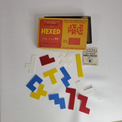 Vintage 1970 Kohner Bros Hexed # 115 A Solitaire Puzzle Game | eBay
