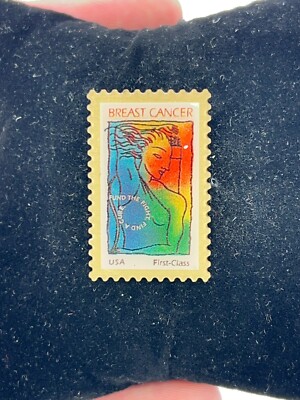 USPS Breast Cancer Fund The Fight Find A Cure Official 1998 Stamp Lapel ...
