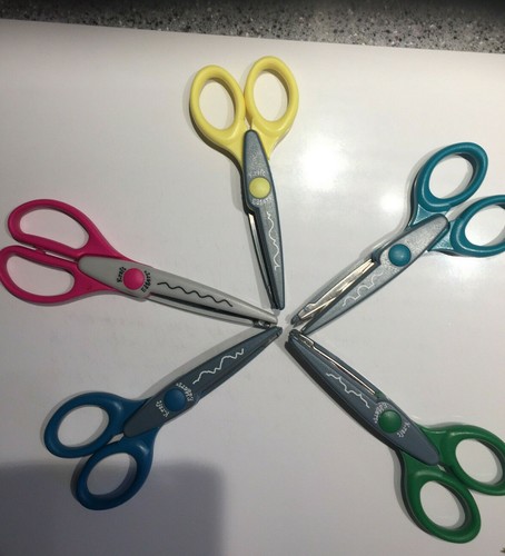 Kraft Edgers Decorative Craft Scissor Set of 5 Each with Different Cut ...