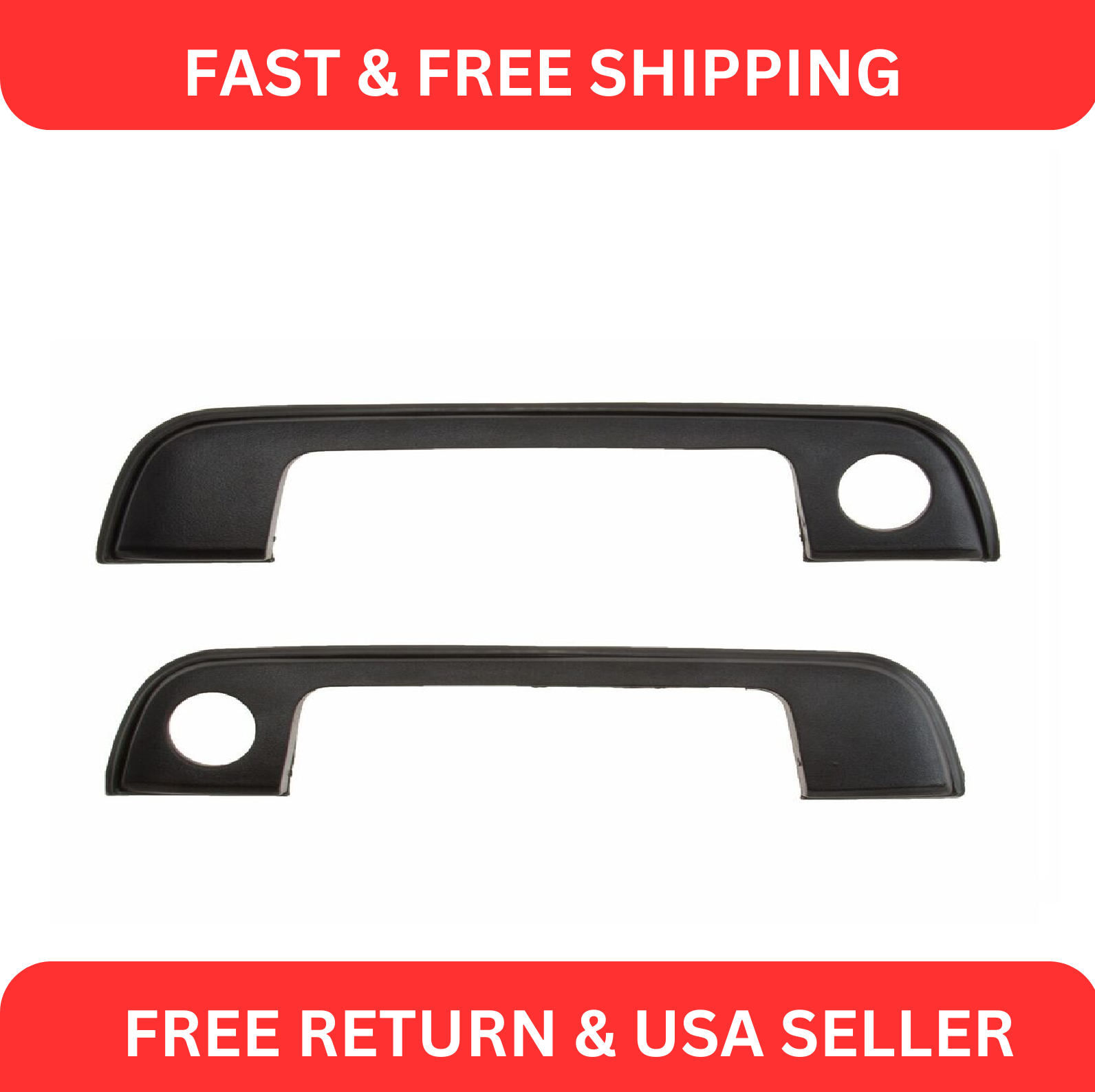 For BMW E36 E34 318i M5 Pair Set of Front Outside Door Handles Cover ...