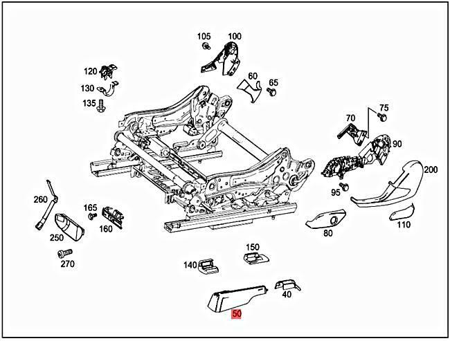 Mercedes-Benz 16691906009051 Genuine OEM Track End Cover for sale ...