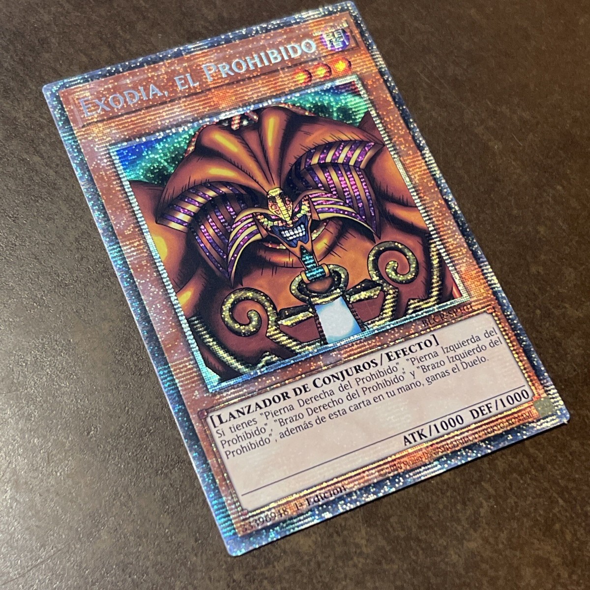 Yugioh Exodia El Prohibido Dos Piezas De Exodia El Prohibido Gold Pgl2