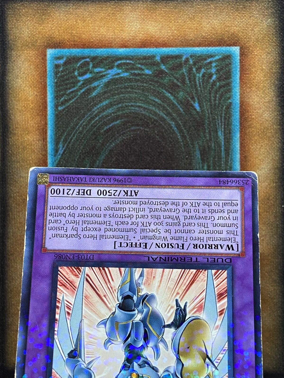 Yugioh Elemental Hero Shining Flare Wingman DT03-EN086 Duel Terminal ...