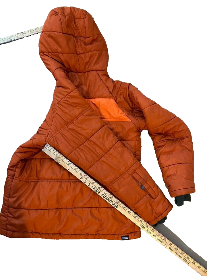 VINTAGE PATAGONIA HOODED KIDS ORANGE JACKET SIZE LARGE | eBay