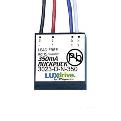 LuxDrive Wired BuckPuck - 350mA Constant Current LED Driver without ...