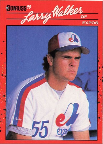 1990 Donruss Larry Walker Rookie Montreal Expos #578 | eBay