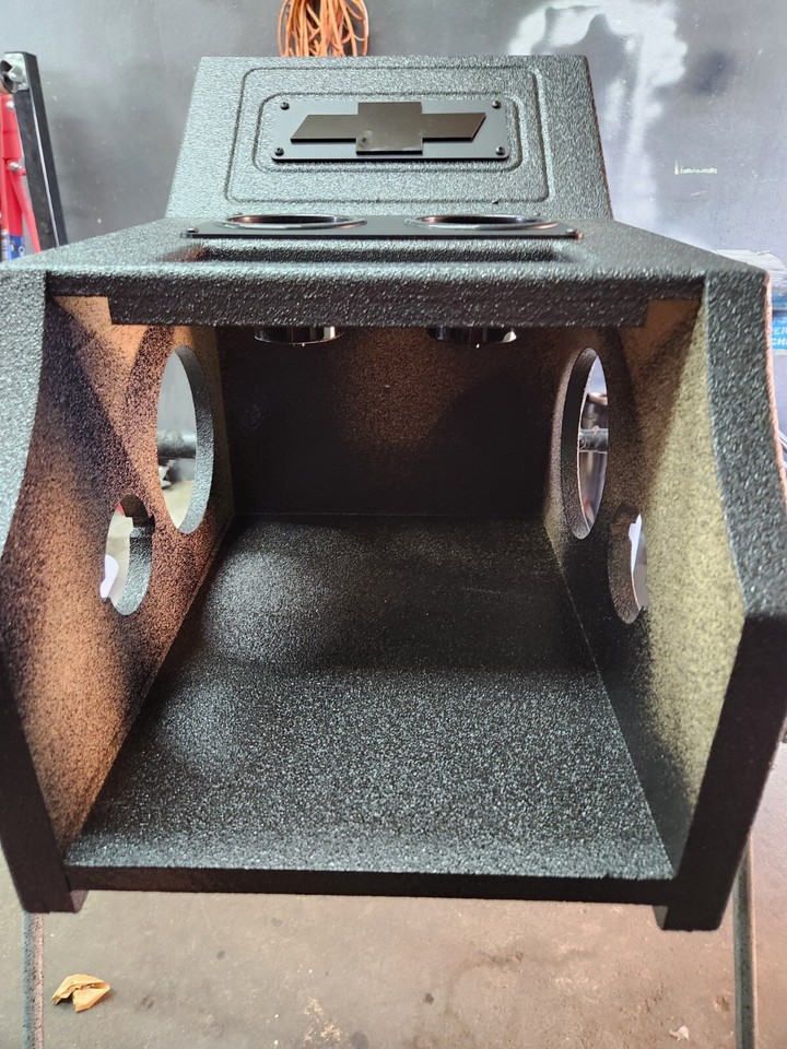 Chevy Silverado GMC Sierra Custom Center Console Subwoofer Box | 12 ...