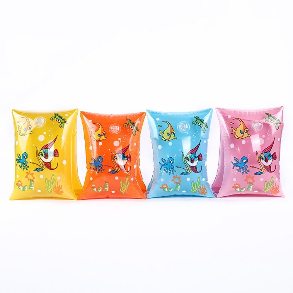 2x Sporting Goods Inflatable Arm Bands Thicken PVC Swimming Arm Bands ...