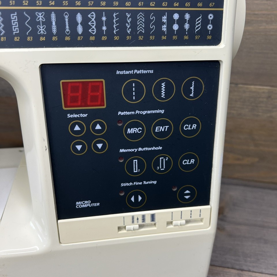 Singer 2210 ATHENA Sonata Sewing Machine Embroidery Power Cable & Pedal ...